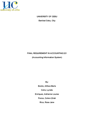 Final-Capstone-1 - Chapter I Introduction Background of the Study Today's technology is critical ...