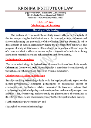 LLB - CCS University - Studocu