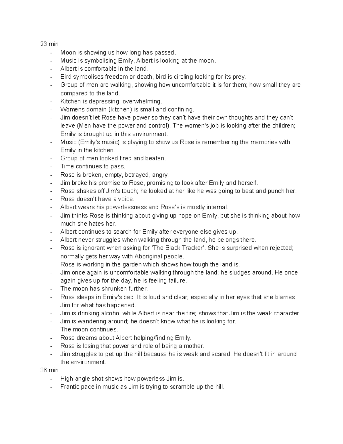 One Night the Moon (Film Analysis) - Emotional Symbolism & Themes - Studocu