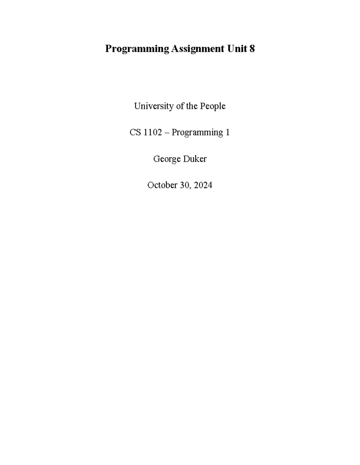 CS 1102 Programming Assignment 8: Java Function Interface & Streams - Studocu