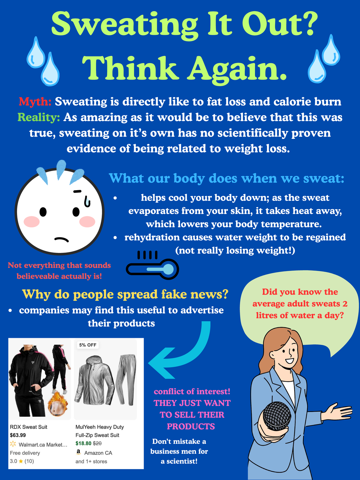 Sweating Myths Debunked: The Truth About Weight Loss - MKM - Studocu