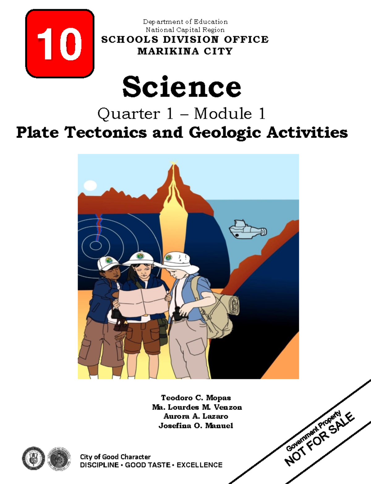SCI10 Q1 M1: Understanding Plate Tectonics and Geologic Activities ...