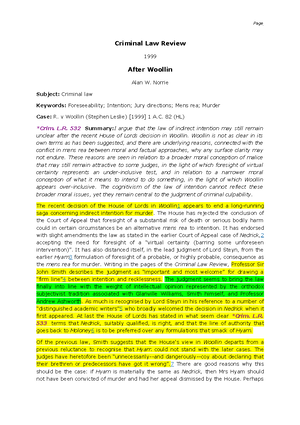 7. Murder essay outline - MURDER Analyse and evaluate whether the law ...