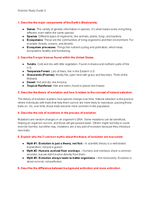 STUDY GUIDE - CHAPTER 3: Earth's Systems and Nutrient Cycles - STUDY ...