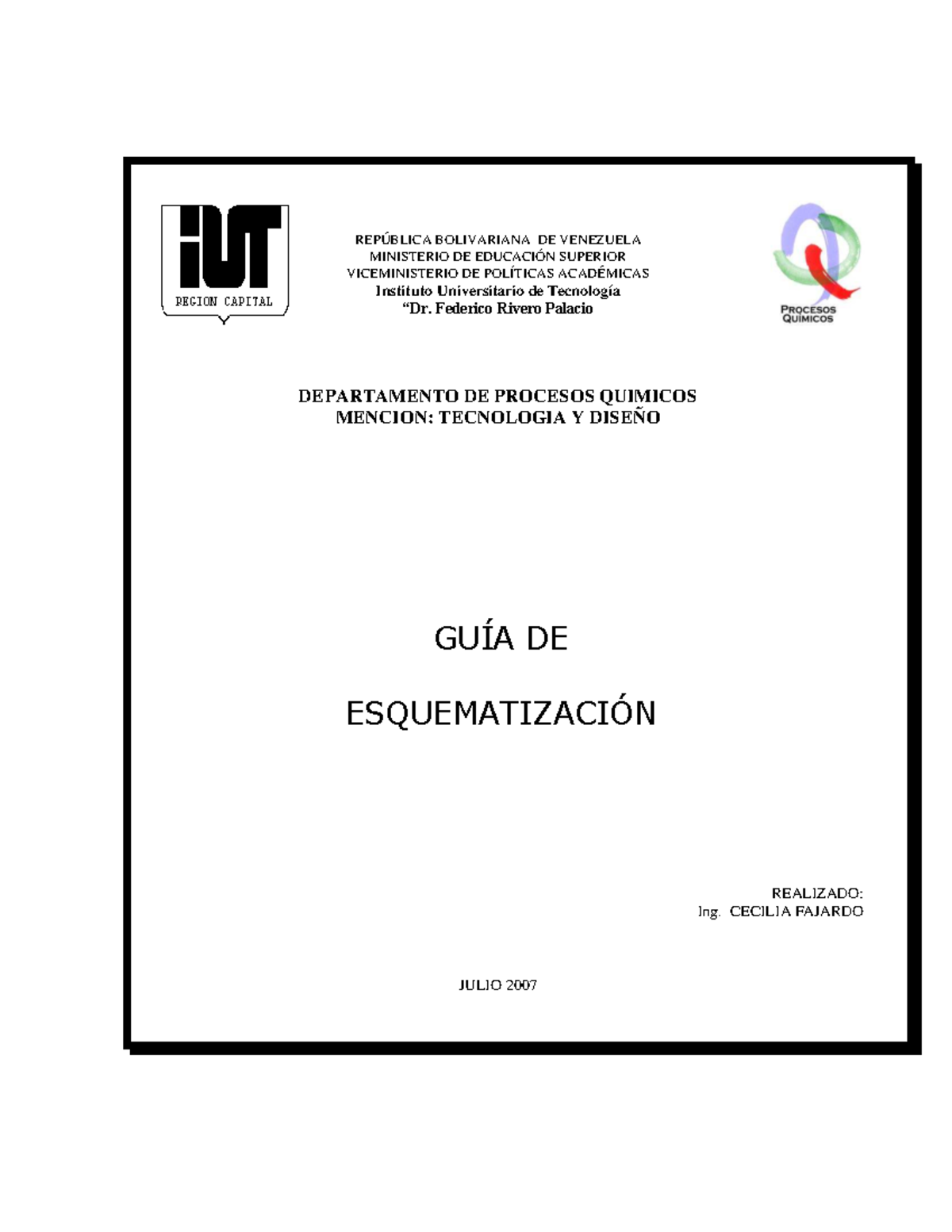 Guía para la Esquematización de Diagramas de Flujo de Procesos DFP ...