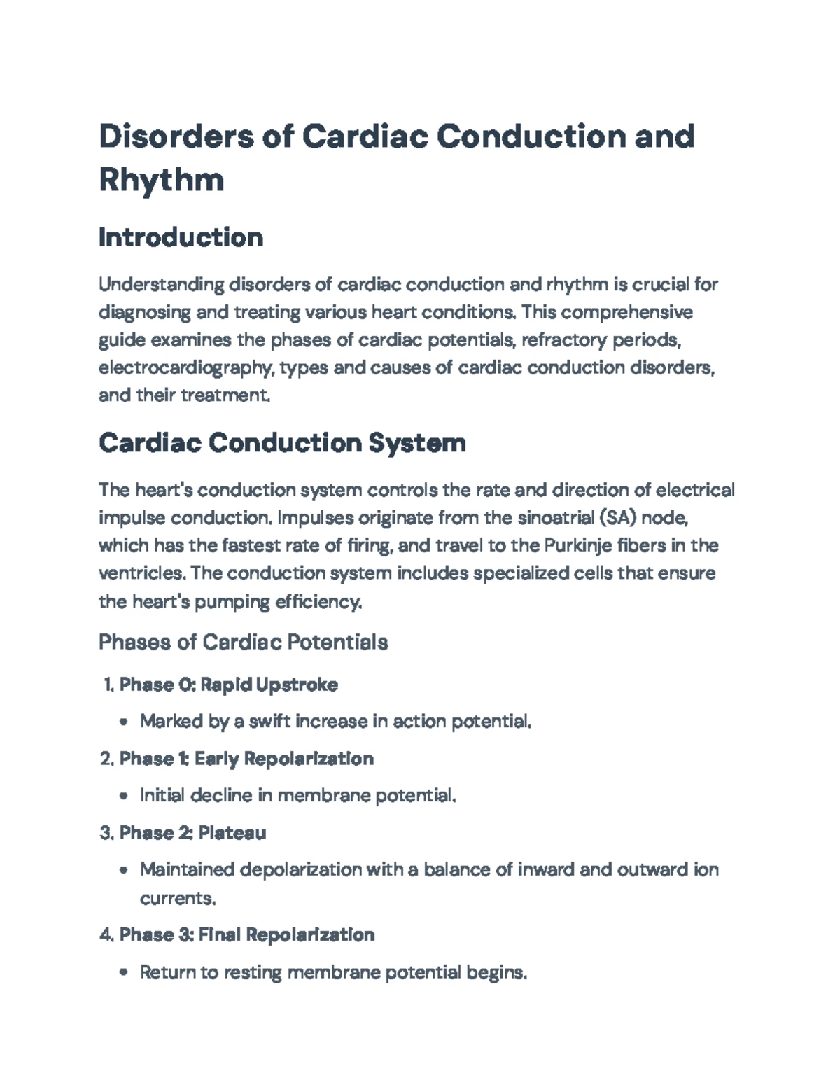 Chapter 28: Disorders of Cardiac Conduction and Rhythm (Patho) - Studocu