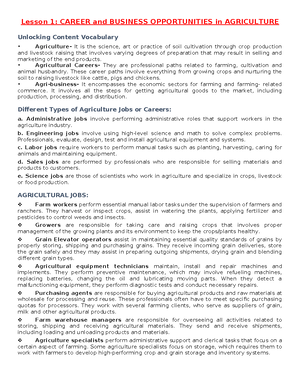 Lesson 5 FARM Waste Management - Lesson 5: FARM WASTE MANAGEMENT Waste ...