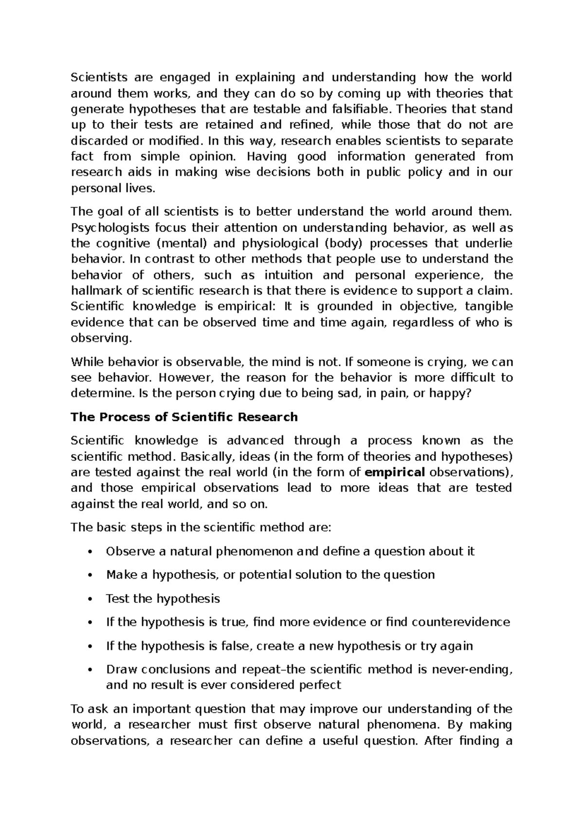 Understanding the Scientific Method: A Guide - SCIENCE - Studocu