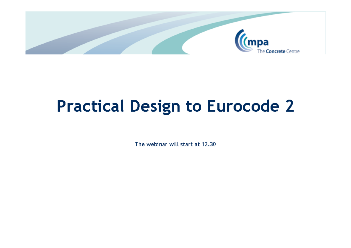 Lecture 10: Foundations | Eurocode Design Principles & Exercises - Studocu