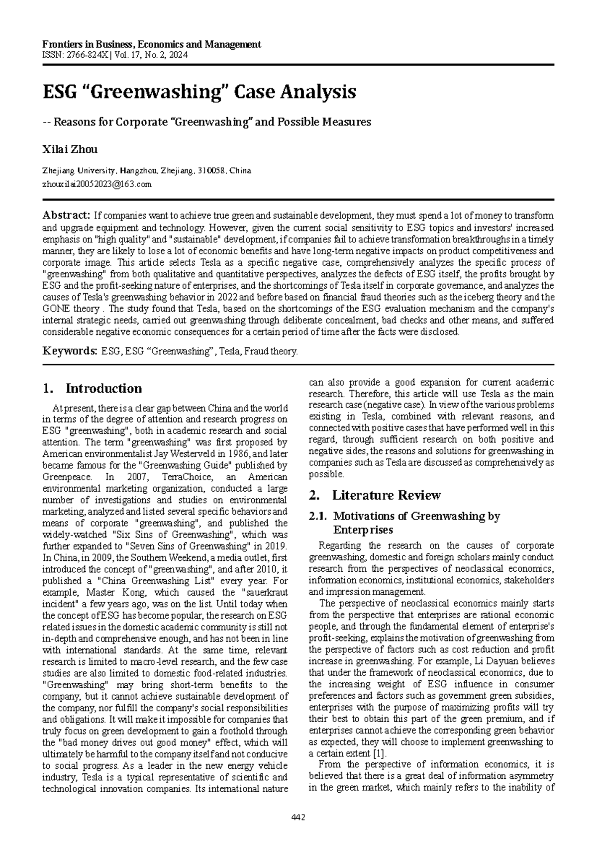 ESG Greenwashing Case Study: Analyzing Tesla's Corporate Practices ...