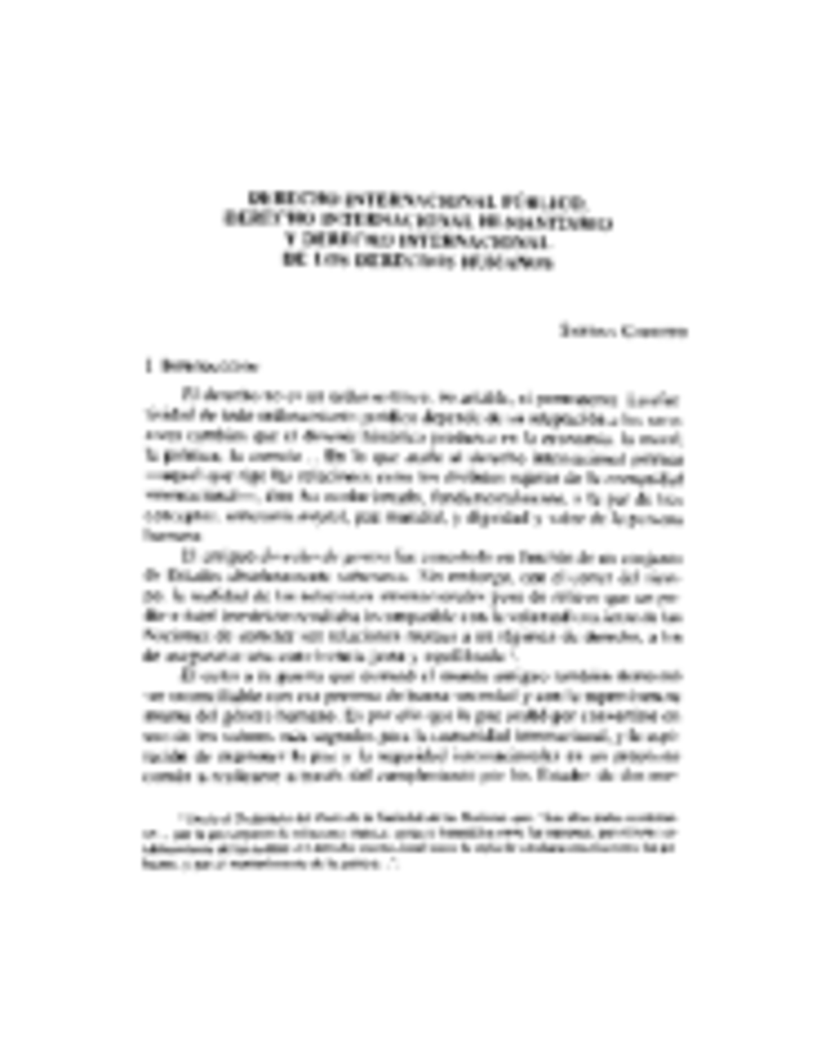 DERECHO INTERNACIONAL PÚBLICO Y HUMANITARIO: ANÁLISIS Y FUNDAMENTOS ...