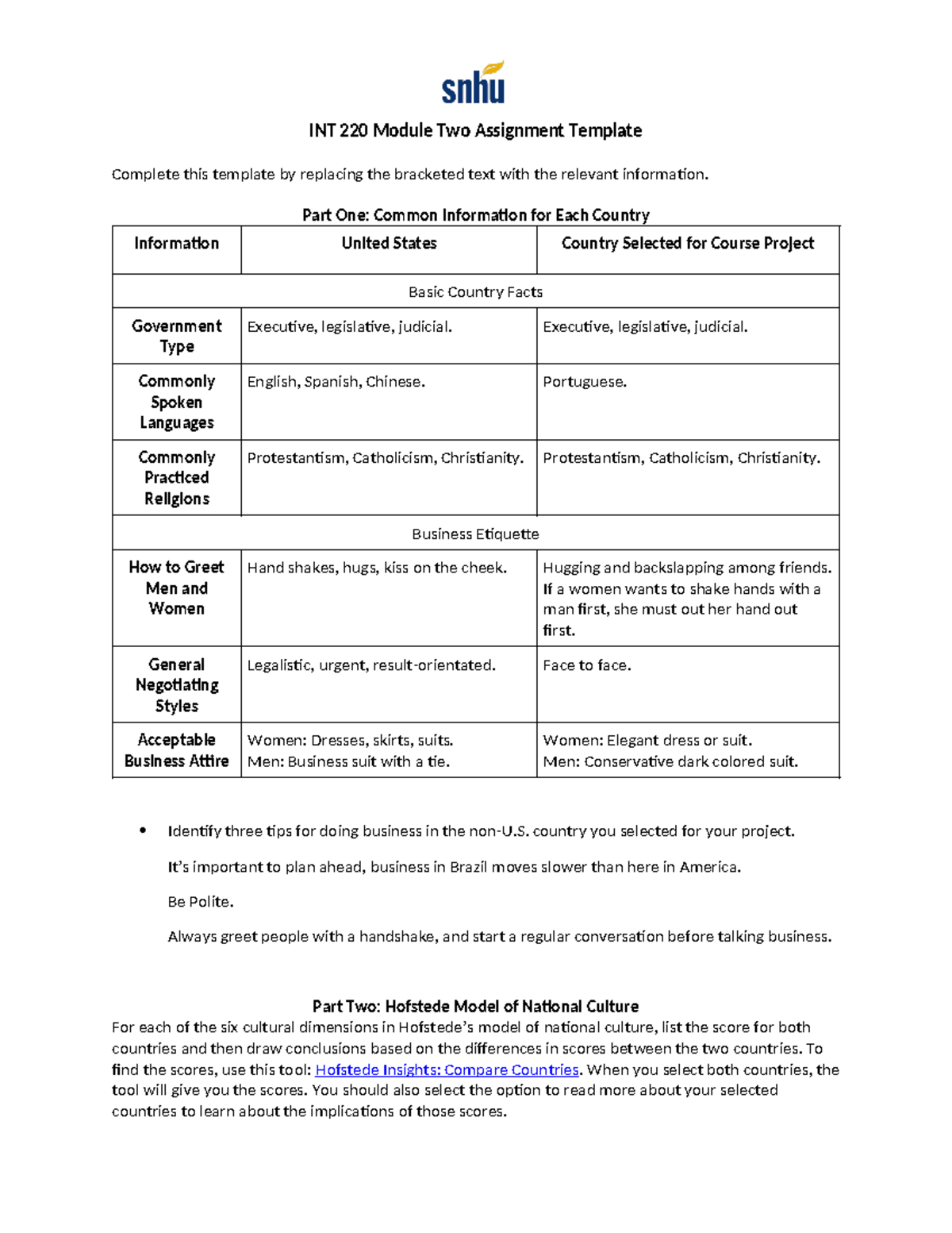 INT 220 Module Two Assignment Template 2 - INT 220 Module Two ...