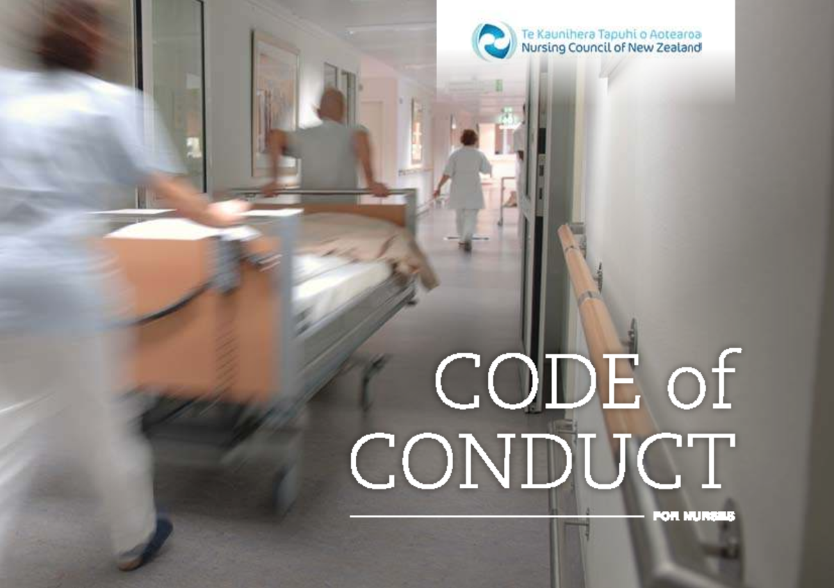 Code of Conduct for Nurses: Standards and Principles (Nursing) - Studocu