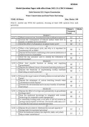 BIS613D Cloud Computing & Security Model Question Paper (2022) - Studocu