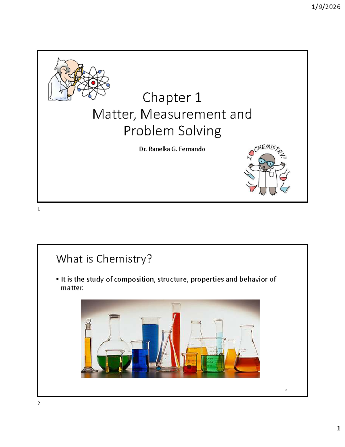 Properties Of Matter And Their Measurement