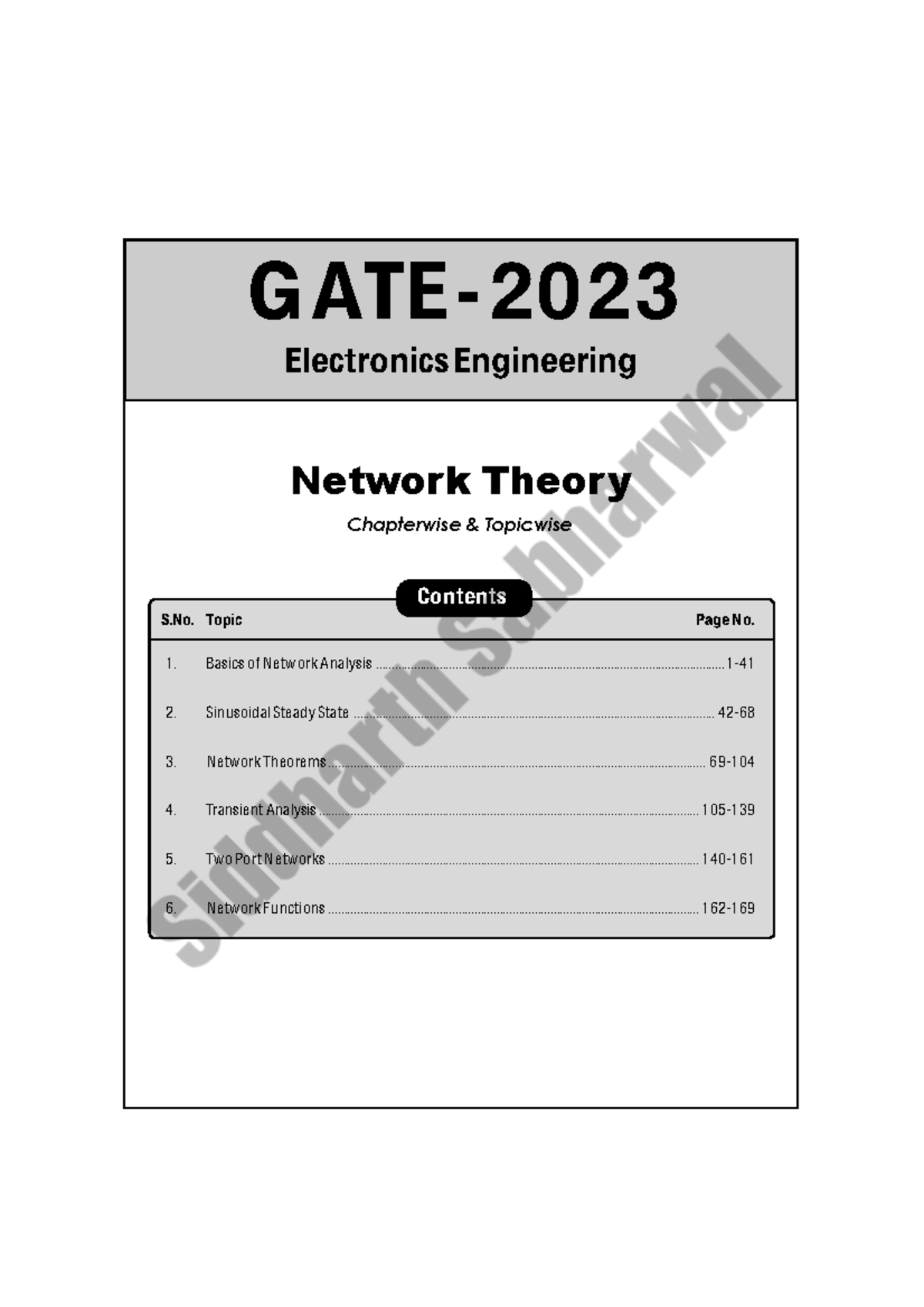 GATE ECE Previous Years Solved Papers: Network Theory Compilation - Studocu