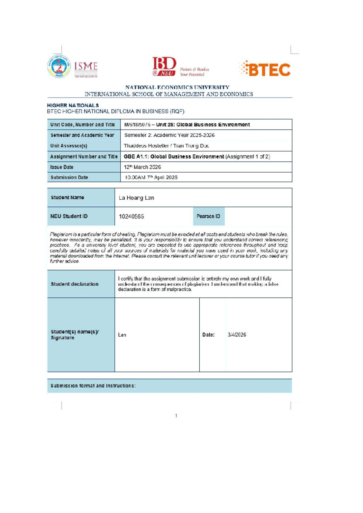 GBE A1 - Jollibee's Globalization Strategy in Vietnam: A Comprehensive ...