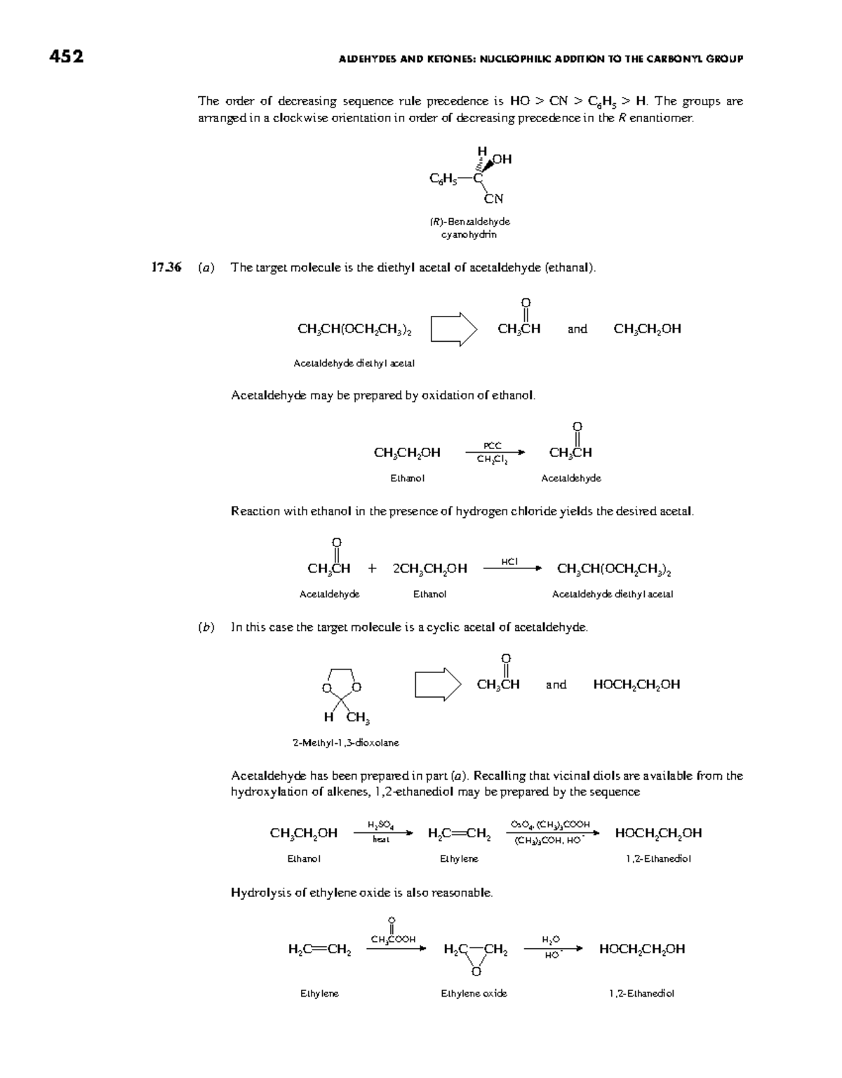 452 Organic Chemistry: Aldehydes & Ketones Nucleophilic Addition - Studocu