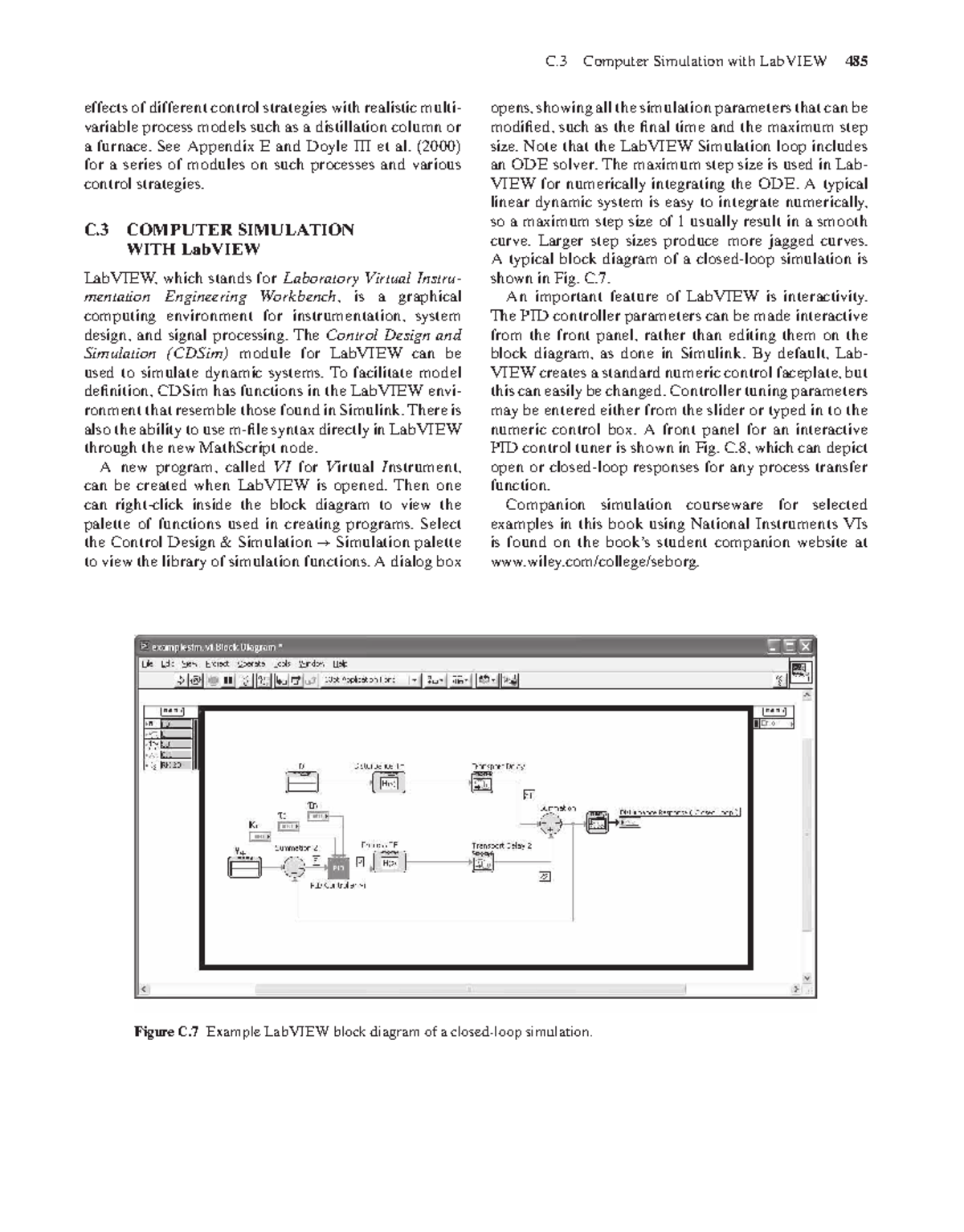 C.3 Computer Simulation of Control Strategies in LabVIEW - Studocu