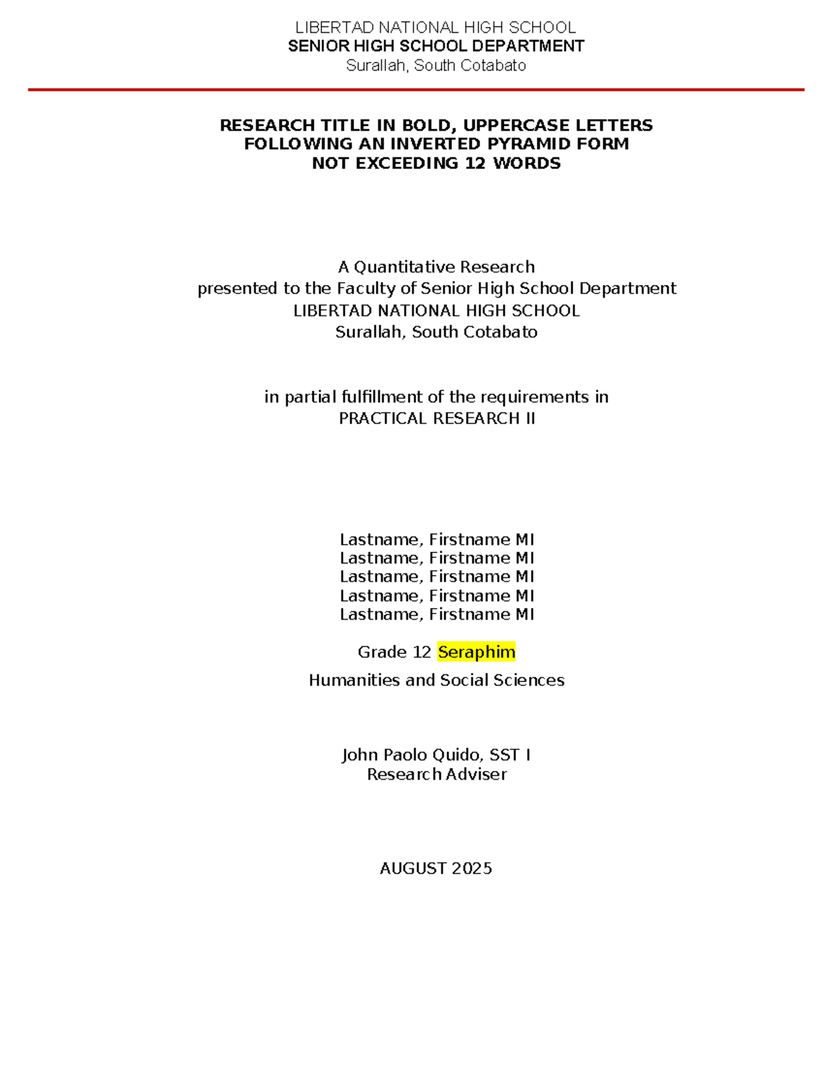 RESEARCH METHODOLOGY IN PRACTICAL RESEARCH II (PR2) - Studocu