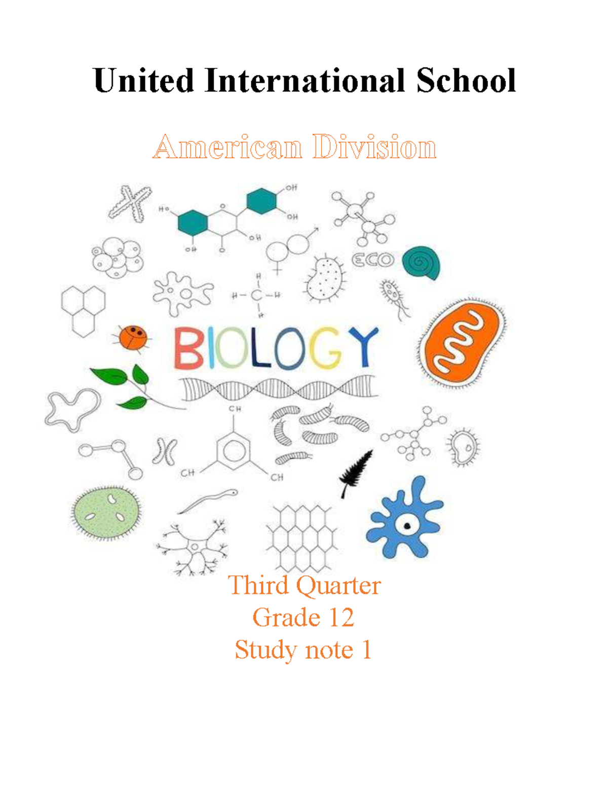 Human Physiology Study Notes: Digestive & Circulatory Systems (Grade 12 ...
