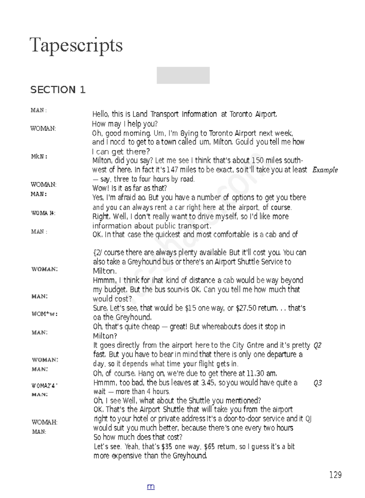 Cambridge IELTS 7 Tapescript: Comprehensive Guide for Candidates - Studocu