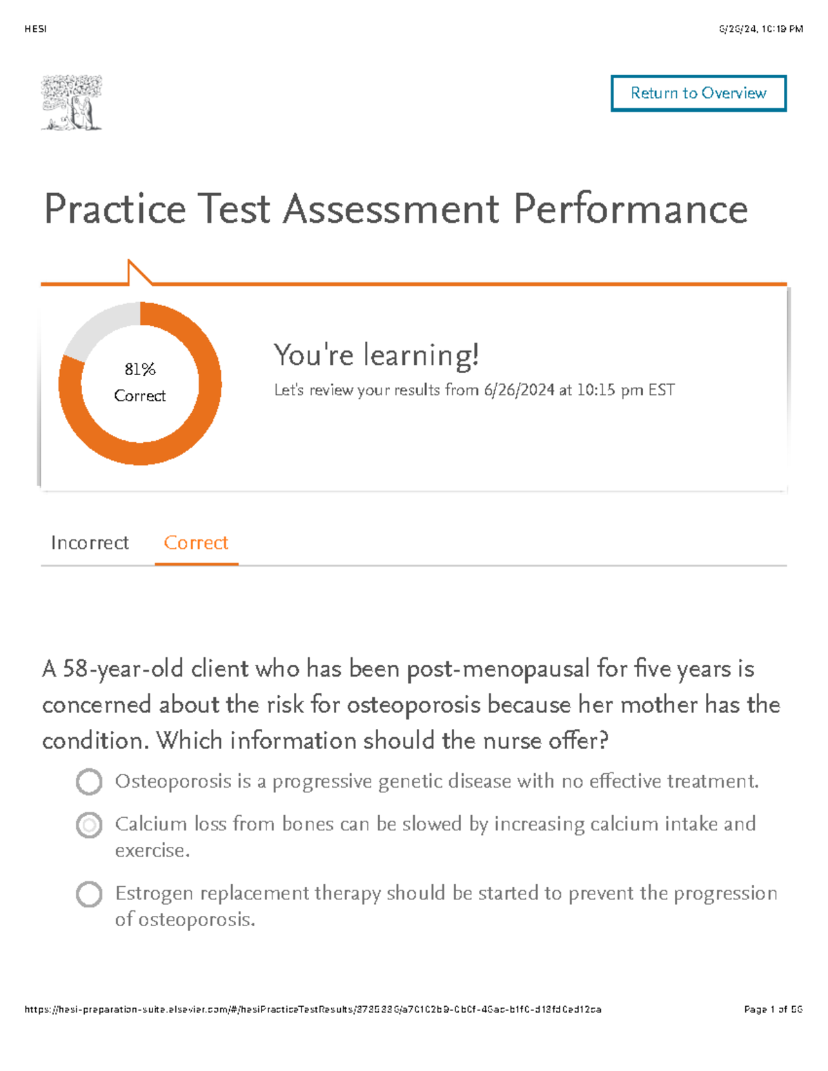 HESI Practice Test Assessment Performance Review - Study Guide - Studocu
