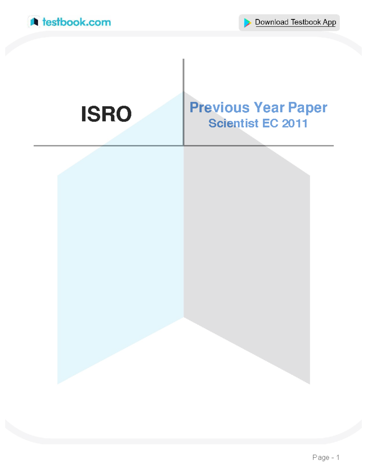 ISRO EC 2011 Previous Year Paper - Electronics Notes - Studocu