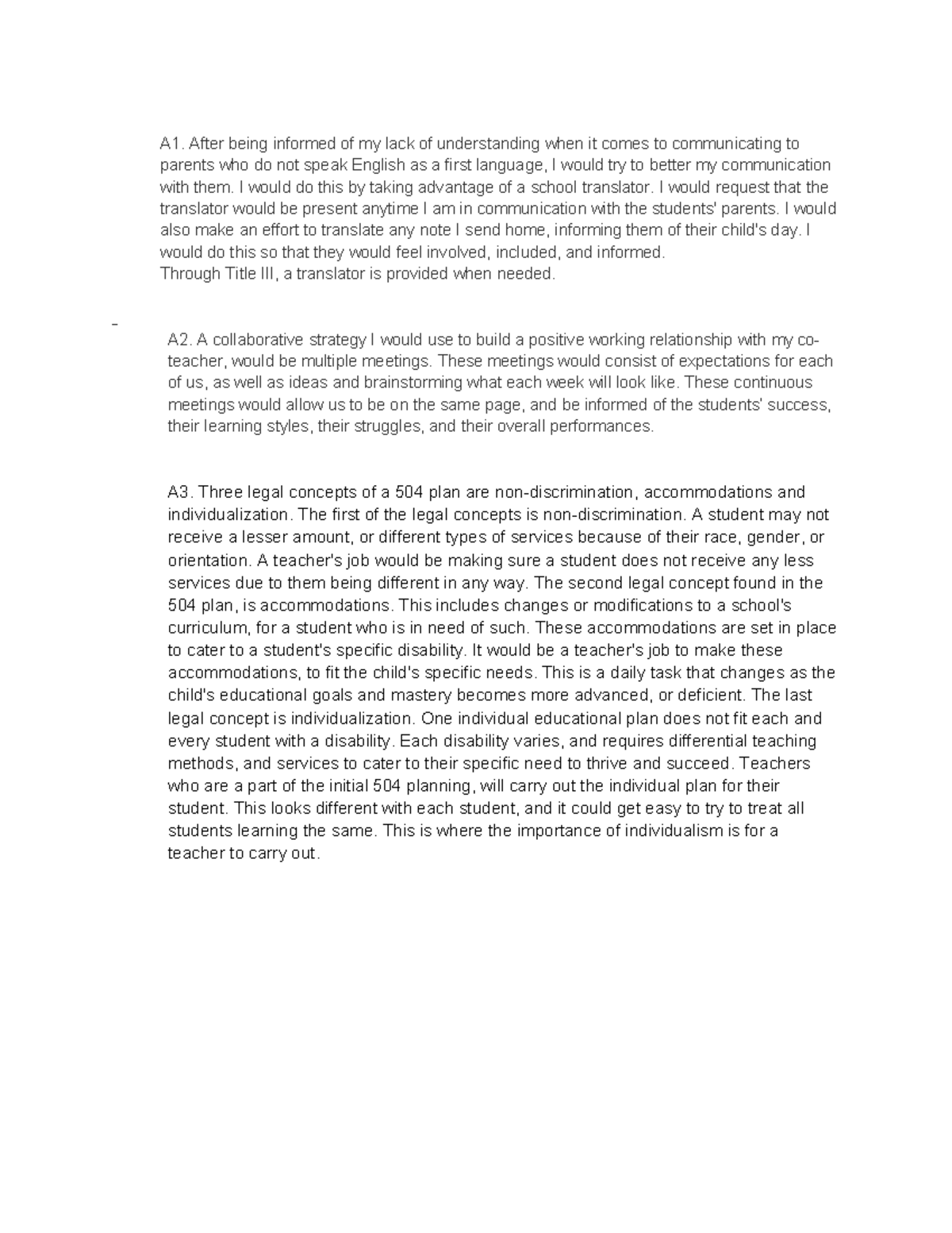 D096 Task 3 - Enhancing Communication and Collaboration Strategies ...