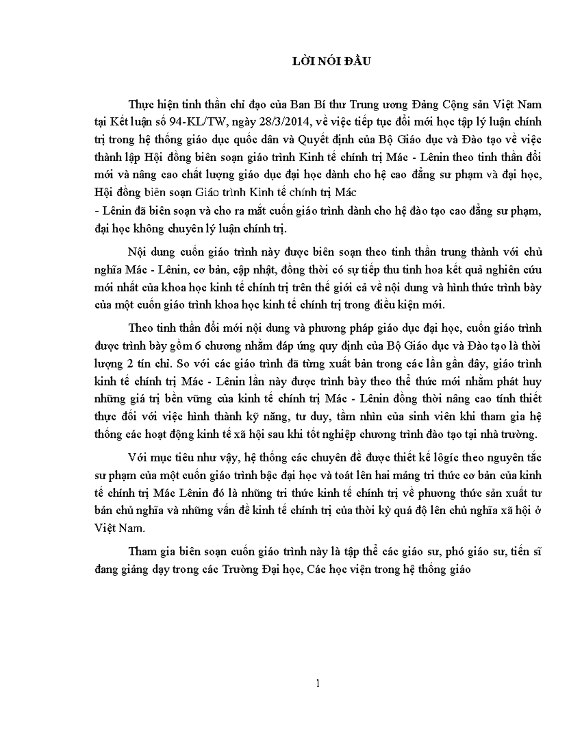 Kinh Tế Chính Trị Mác Lênin - Chương 1: Đối Tượng và Phương Pháp Nghiên ...