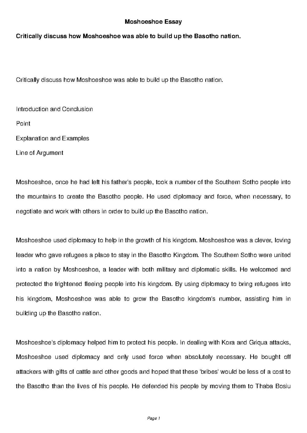 The Black Consciousness Movement Essay Notes (BCM 101) - Studocu