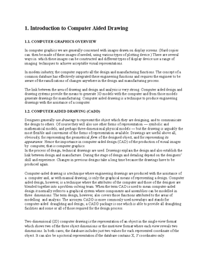 Computer Aided Design Module 2 - 1.3. CAD system and Hardware Computers ...