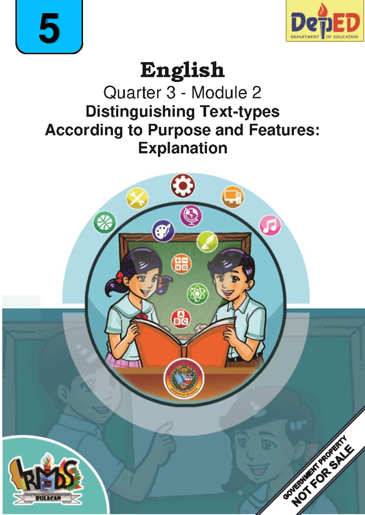 English 5 Q3 Mod 2: Distinguishing Text-types by Purpose & Features ...