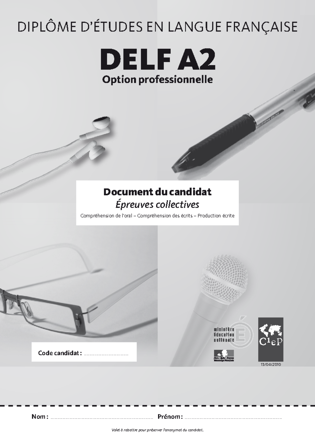DELF Pro A2 - Épreuve individuelle et collective : Compréhension orale ...