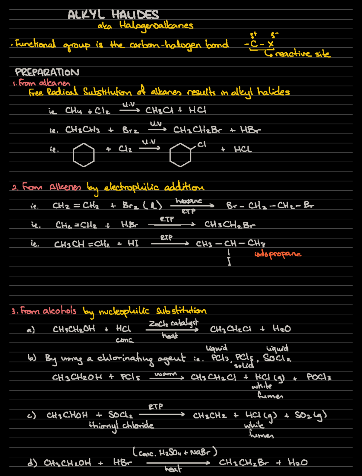 Alkyl Halides Organic Chemistry - ALKYL HALIDES aka Halogenoalkanes si ...