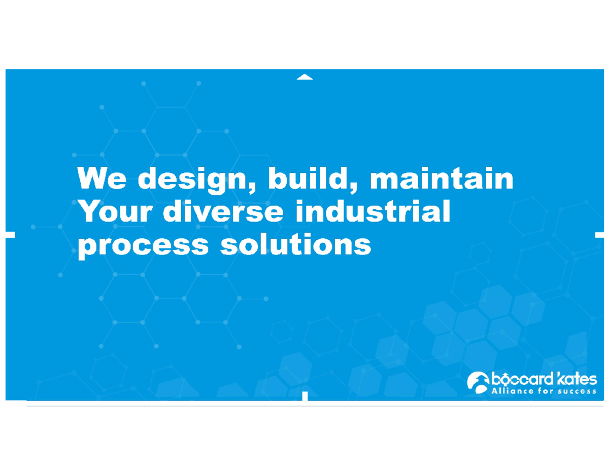 Boccard Kates 2024 1 - We design, build, maintain Your diverse ...