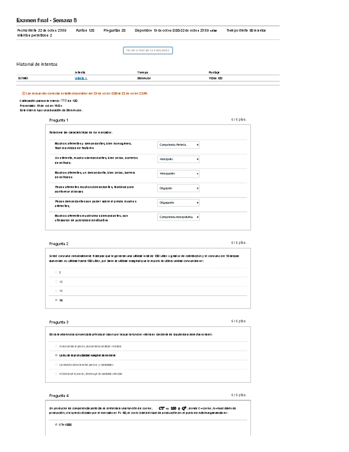 Actividad puntos evaluables - 2 Primer Bloque- Teorico- Practico - Virtual Microeconomía-[ Grupo ...