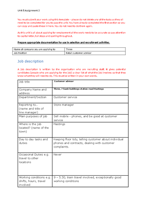 Unit 7 - Business Decision Making BTEC specification - Pearson BTEC ...