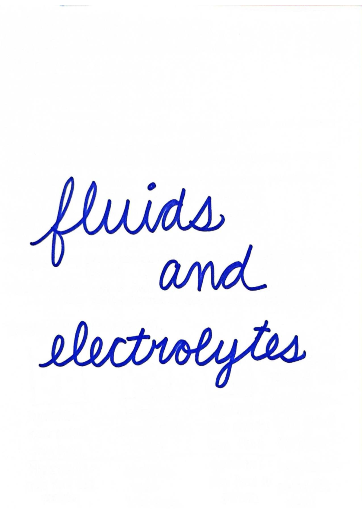NUR 242: Fluid and Electrolyte Management - Key Concepts and Nursing ...