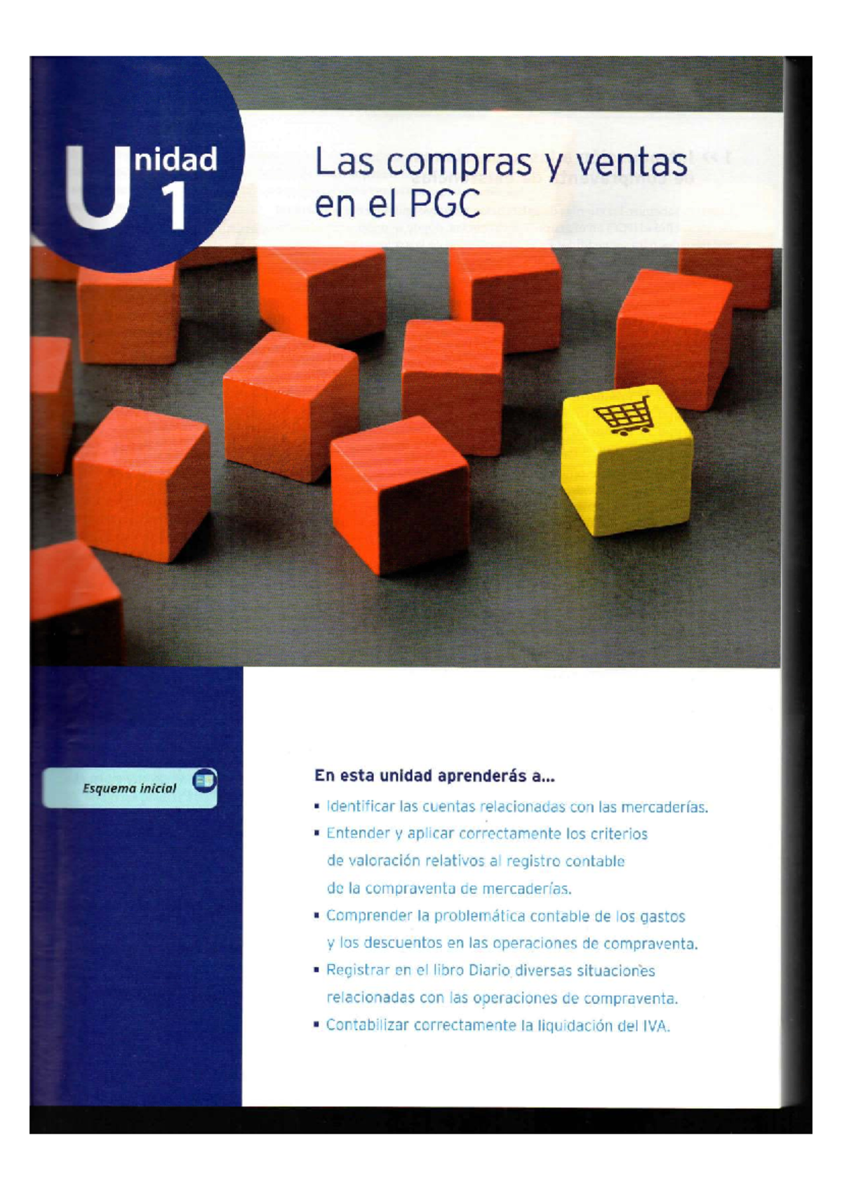 Unidad 1: Compras y Ventas en el PGC - Conceptos y Contabilidad - Studocu