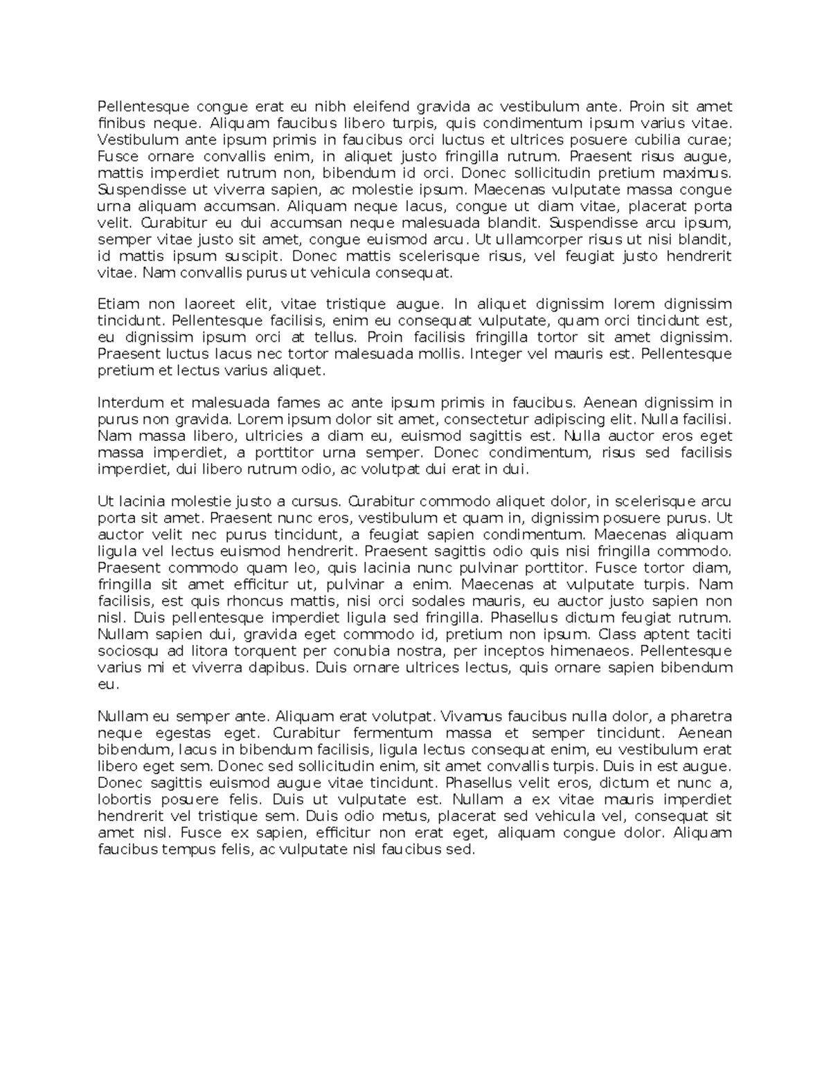 Final Exam Notes for Course XYZ: Exploring Congue and Gravida Concepts ...