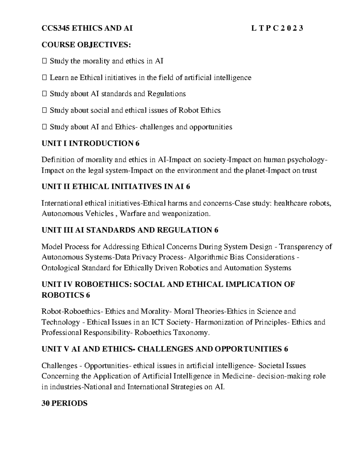 CCS345 Ethics in AI: Comprehensive Study Notes and Key Concepts - Studocu