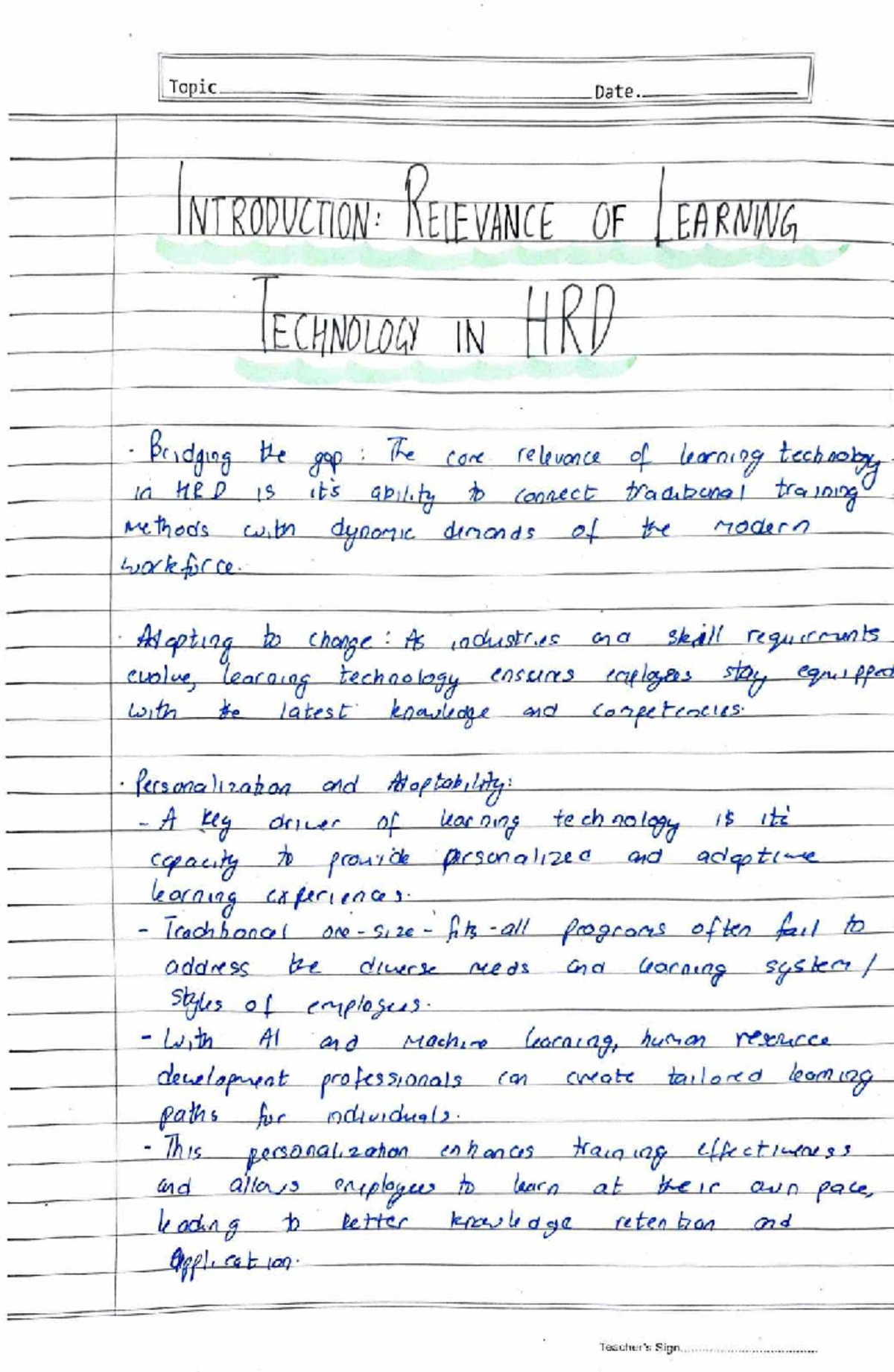 HRD 101: The Role of Learning Technology in Human Resource Development ...