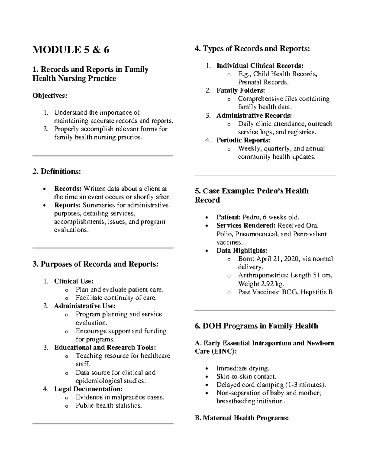 Topic-1 Records-EINC-MCN- Programs - MODULE 5 & 6 1. Records and ...