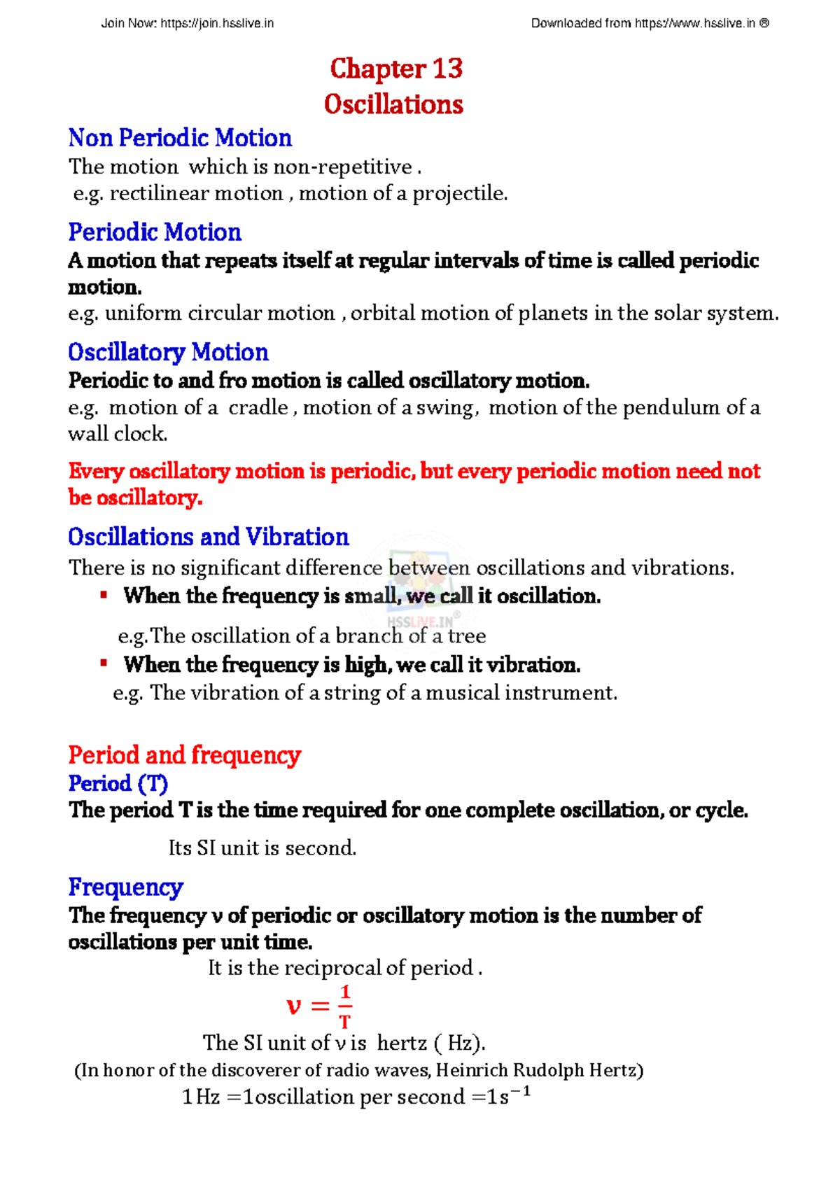 File 1737218047 Oscillations notes - Chapter 1 3 Oscillations Non ...