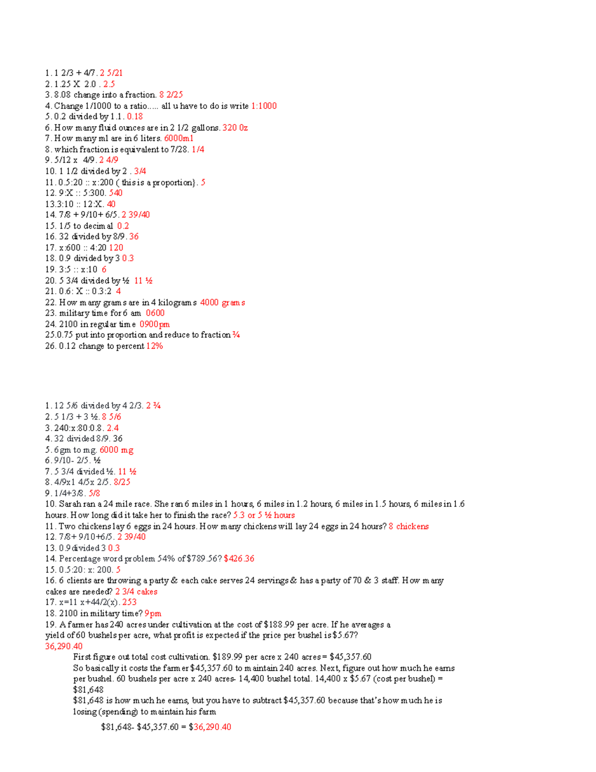 Math Word Problems & Solutions Guide for Students (MATH 101) - Studocu