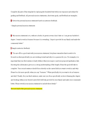 SNHU 107 Module Two Journal Template - SNHU 107 Module Two Journal ...