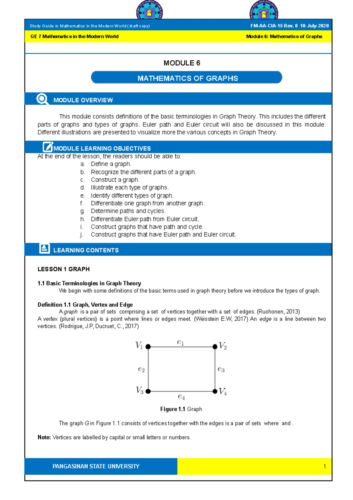 Module 1 Mathematics In The Modern World Nature And Importance Of Mathematics Isu Module