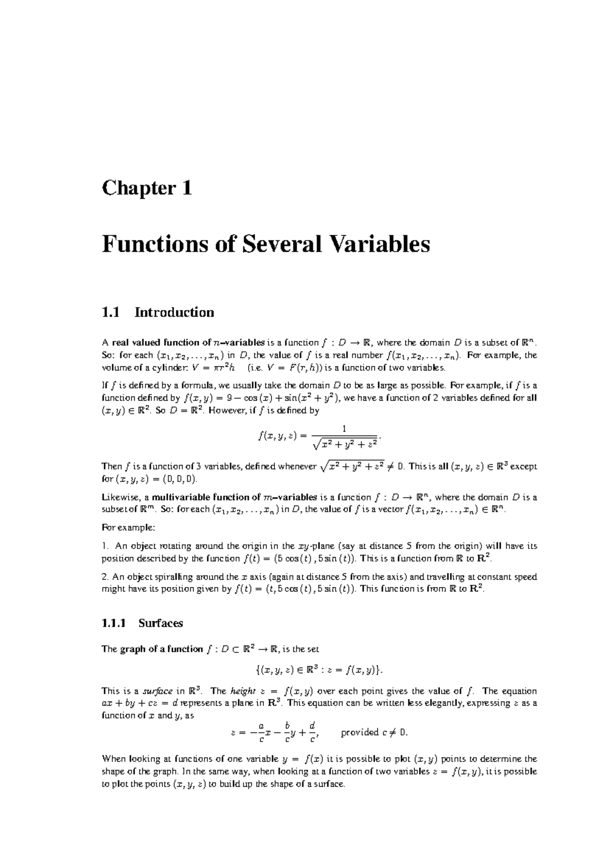 Stationary point - lecture for Vn mathematics course - Chapter 1 ...