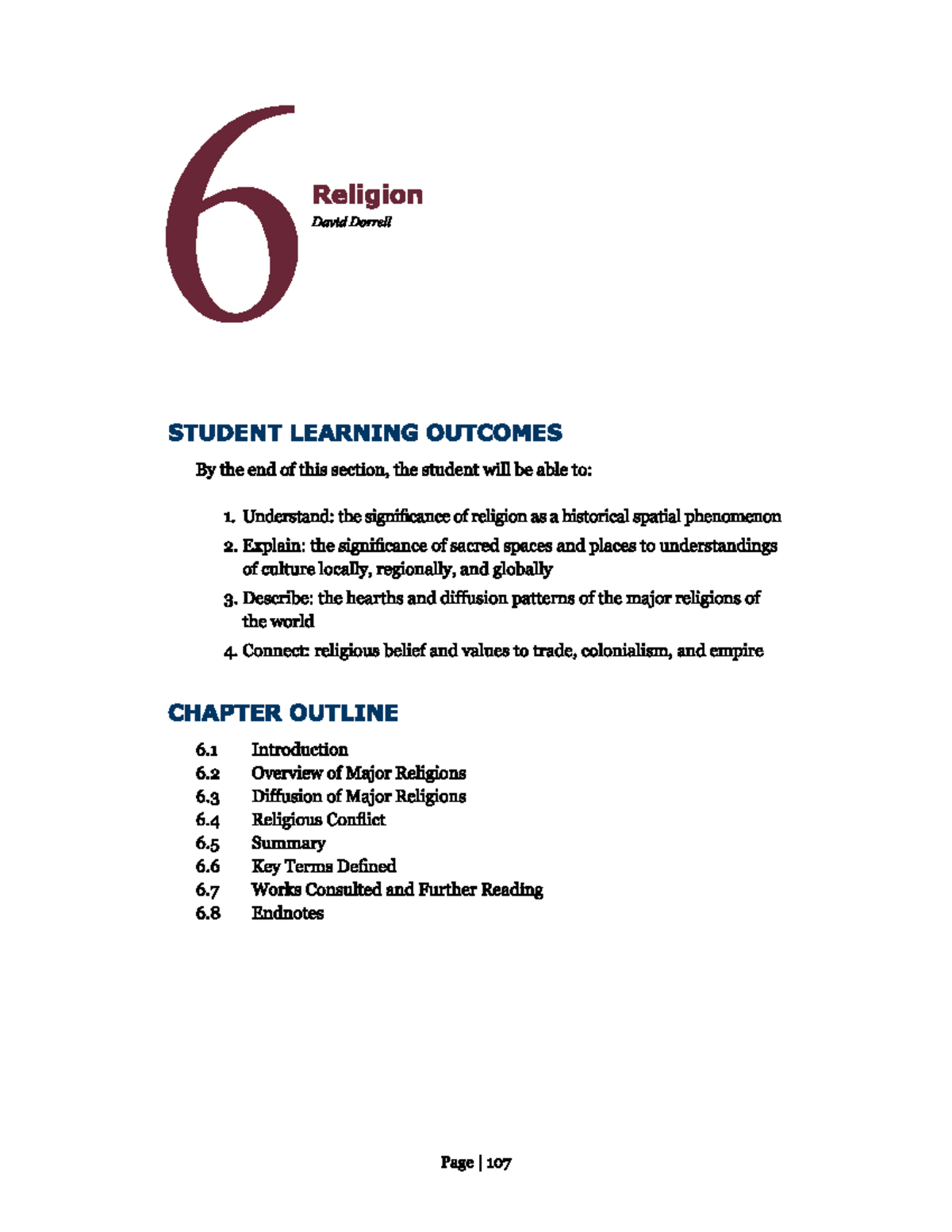 Human Geography: Religion Overview and Key Concepts (Course Code: 6 ...